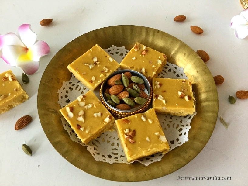 besan burfi 7b - CurryandVanilla